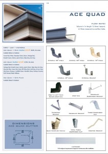 ACE Gutters Product Range Supplies Sydney - No1 Roofing and Building ...